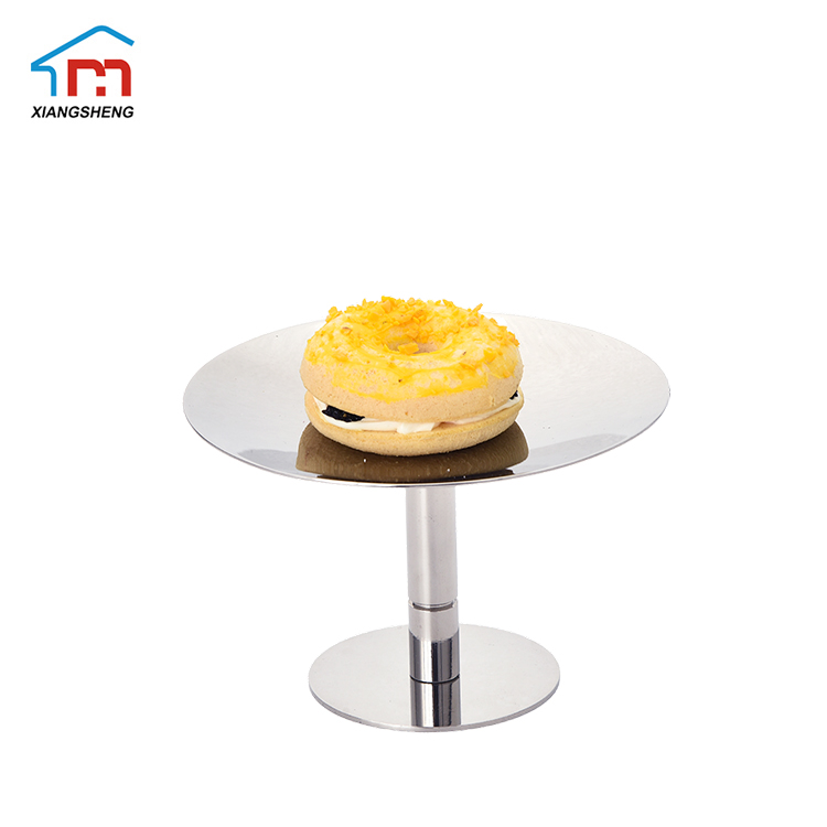 1, 2, 3 Tiers Stainless Steel pastry dessert display Shelf
