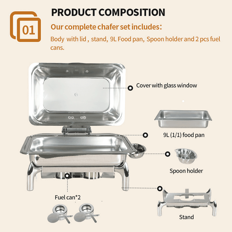 Rectangular Chafing Dishes