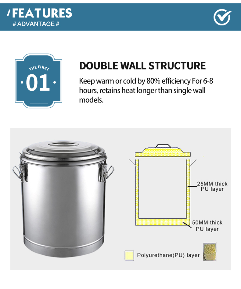 Stainless Steel Insulation Barrel